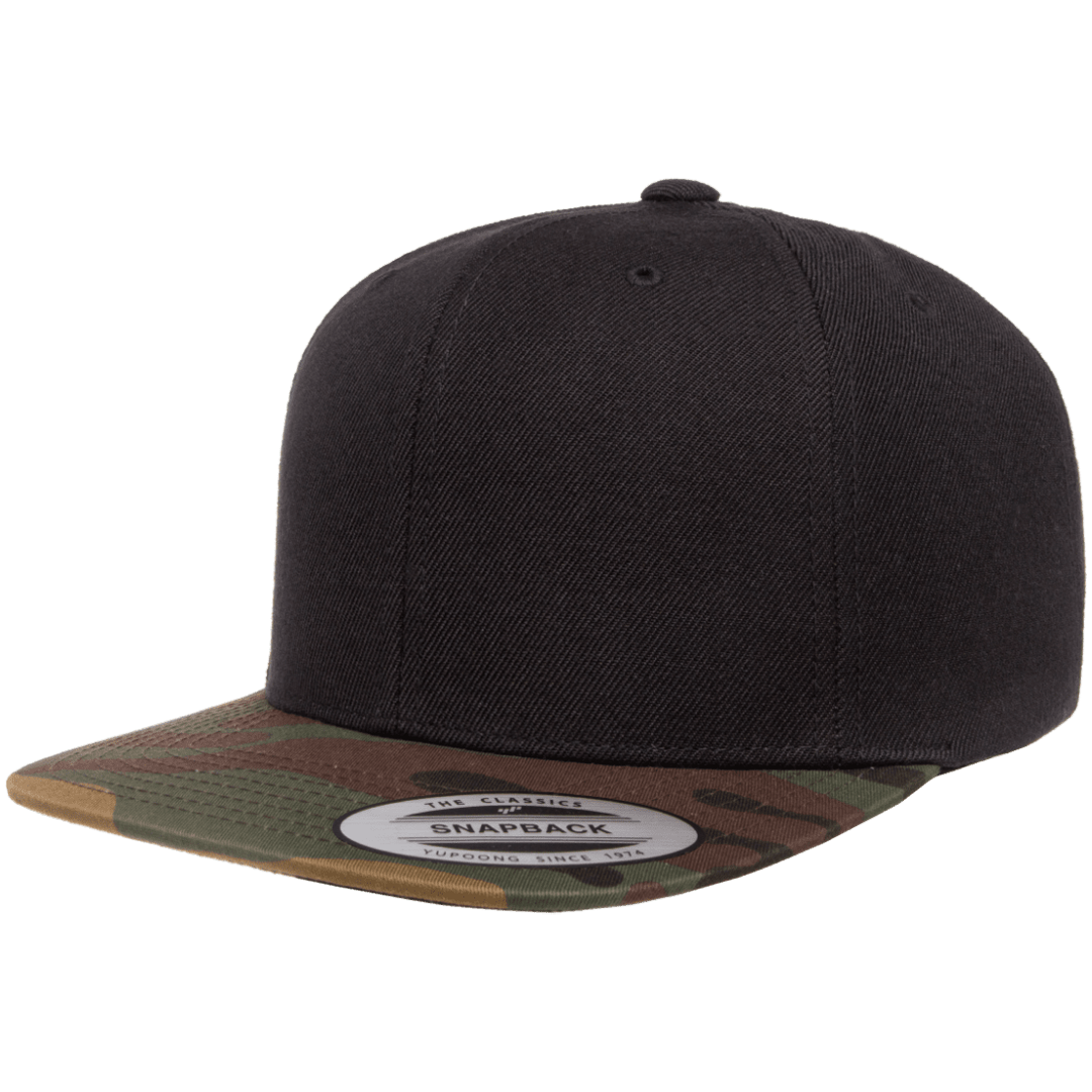 YP CLASSICS® PREMIUM SNAPBACK CAMO - 2-TONE - Flexfit/Yupoong Cap